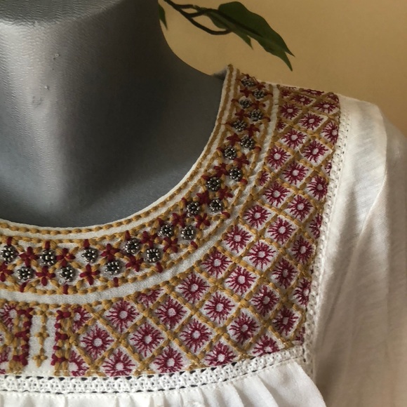 Anthropologie | Tops | Akemi Kin Embroidered Top | Poshmark